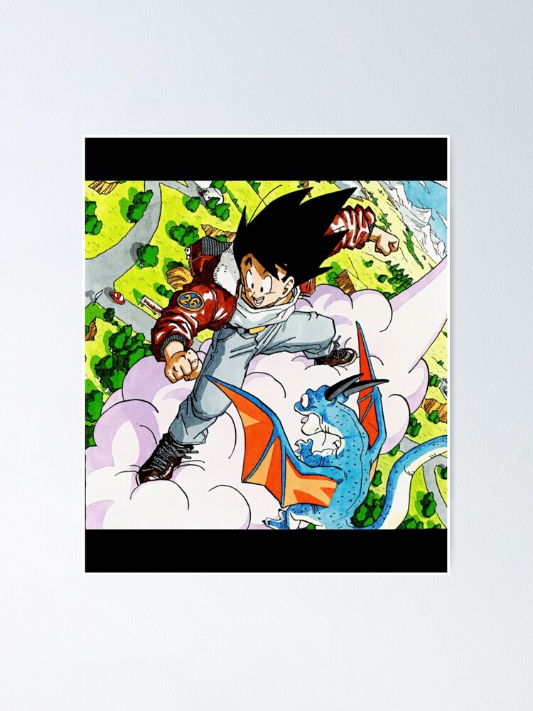 "Goku on a cloud nimbus Classic ." Poster for Sale by stanonftraut ...