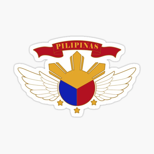 "Philippine Emblem Wings 4" Sticker by lerdoberdo | Redbubble