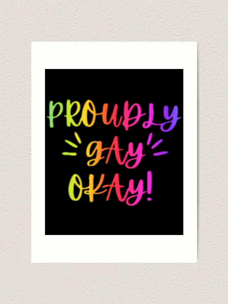 "*VINTAGE PROUDLY GAY OKAY, PROUDLY GAY, PROUDLY GAY OKAY, PROUDLY GAY OKAY RAINBOW, GAY 22 ...
