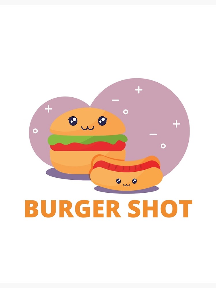 "Burger Shot" Poster for Sale by ArtistsZone | Redbubble