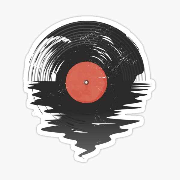 "Vintage Music Record" Sticker by artado | Redbubble