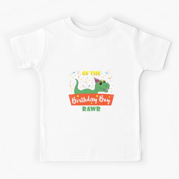 "Daddy Of The Birthday Boy Rawr Funny Daddy Dinosaur Cute Birthday Boy ...