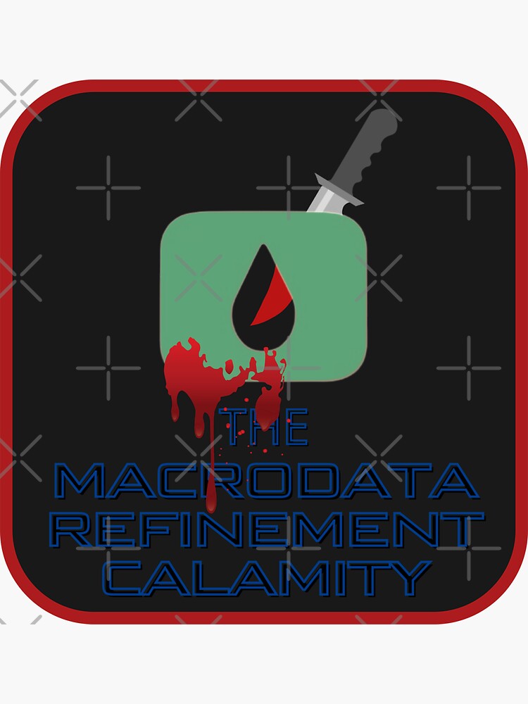 "Severance Lumon Industries Macrodata Refinement Calamity" Sticker by ...