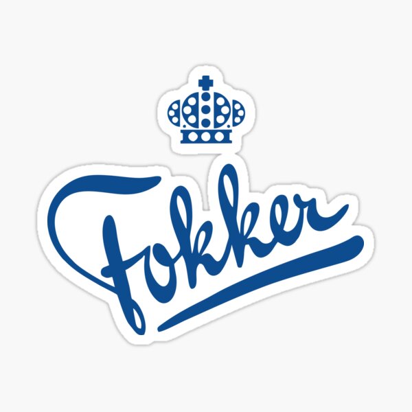 "Fokker Aircraft" Sticker for Sale by radforewis | Redbubble