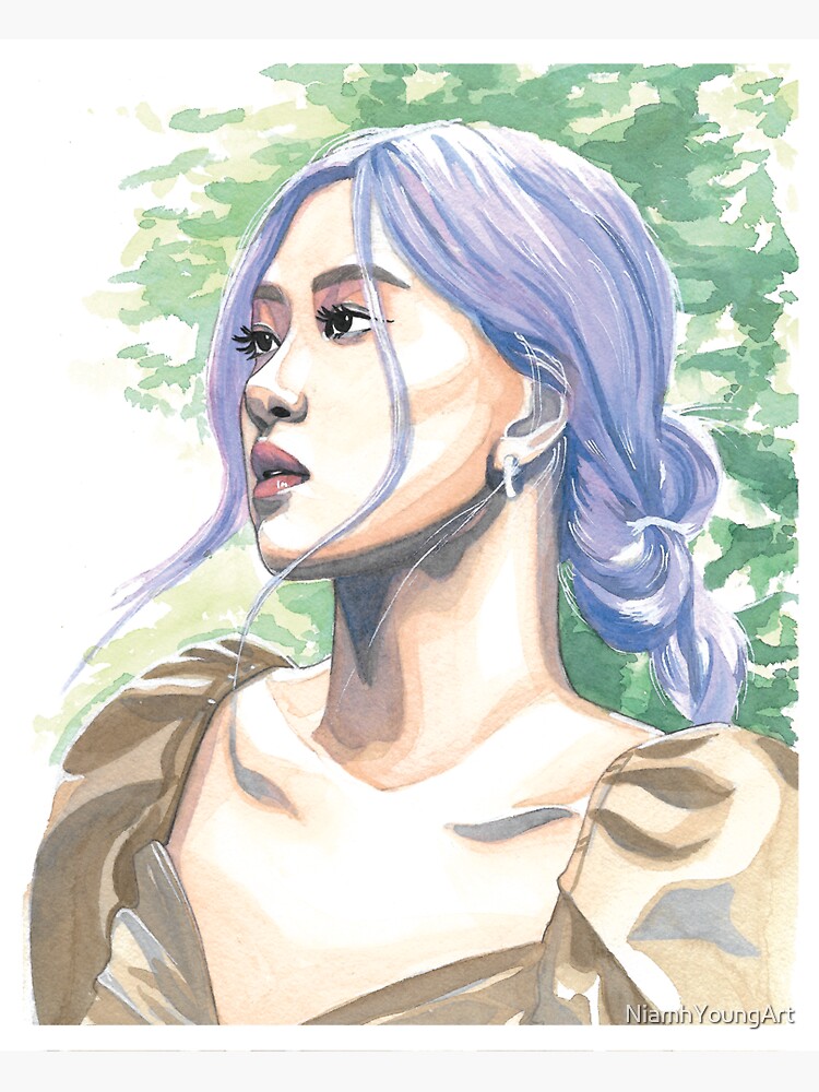 "BP Rose Watercolour Painting" Sticker by NiamhYoungArt | Redbubble