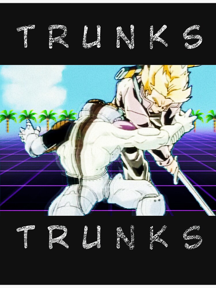 "Dragon Ball - Trunks Slices Frieza Classic ." Sticker by javedmlkeasr ...