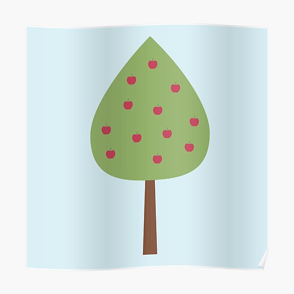 "Apple Tree" Poster for Sale by StudioShine | Redbubble