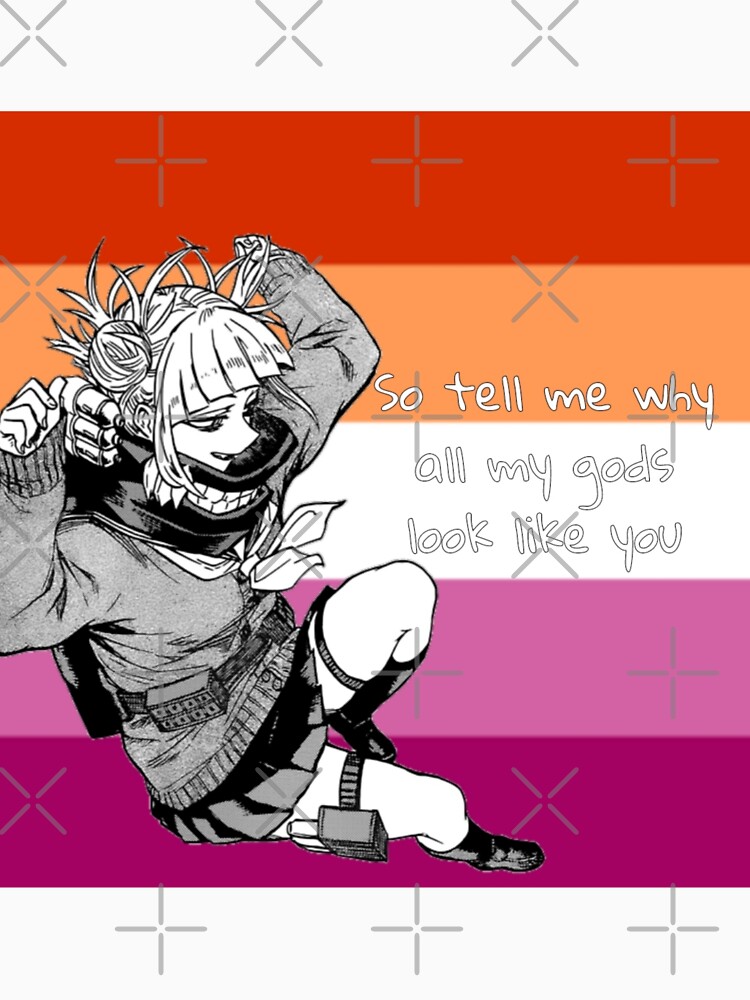 "My Hero Academia Toga Himiko Lesbian Pride Flag" T-shirt by ...