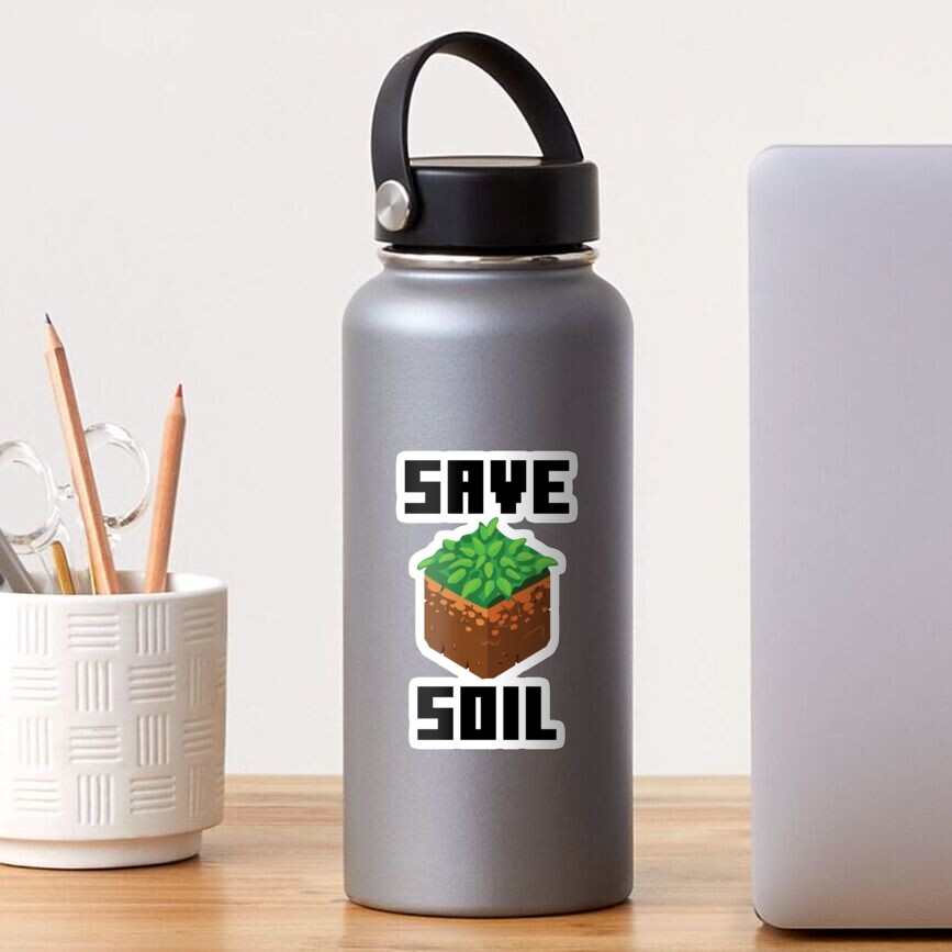 "Save Soil" Sticker by Boomroom | Redbubble