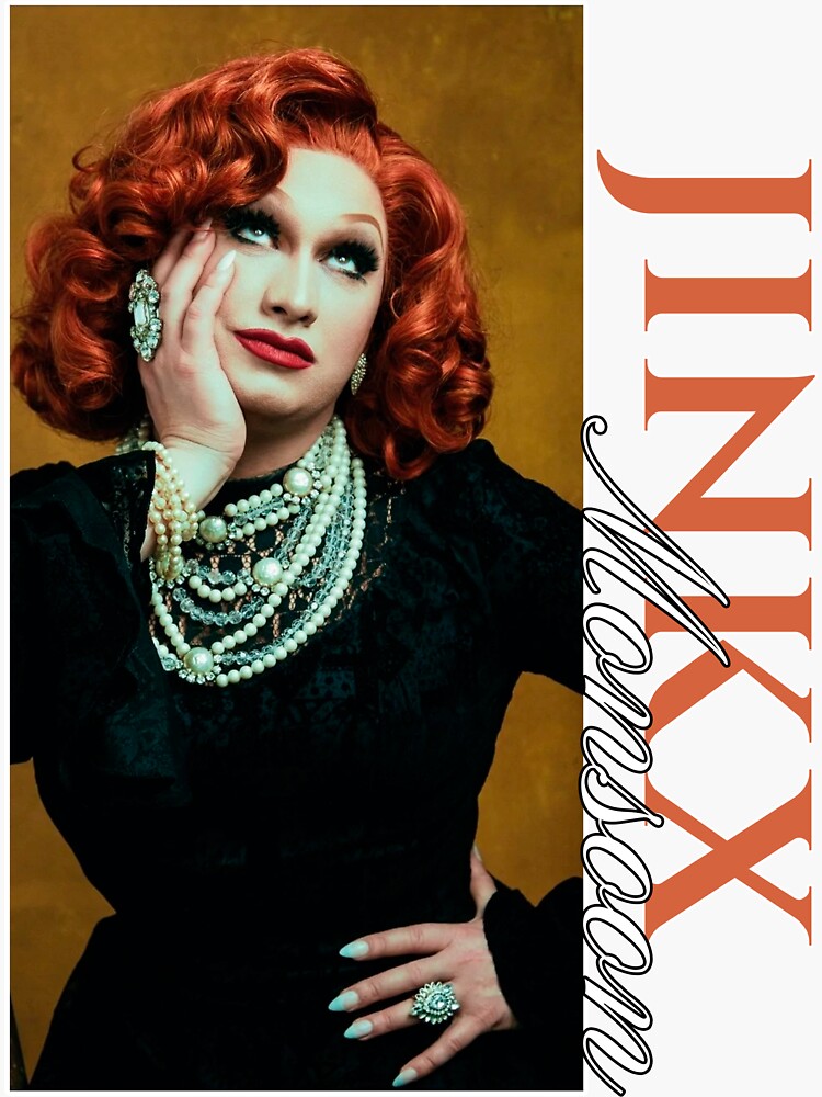 "Jinkx Monsoon" Sticker by v-vilarino | Redbubble