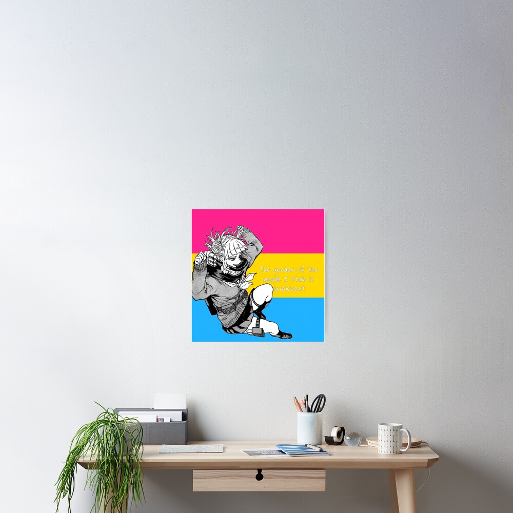 "My Hero Academia Toga Himiko Pansexual Pride Flag" Poster by ...