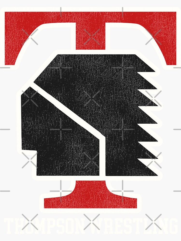 "Thompson Wrestling " Sticker for Sale by ourkid | Redbubble