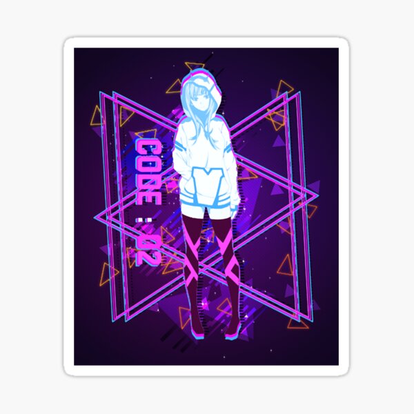 "Darling in the franxx Zero Two - 80&s retro style - code 02 Classic ...