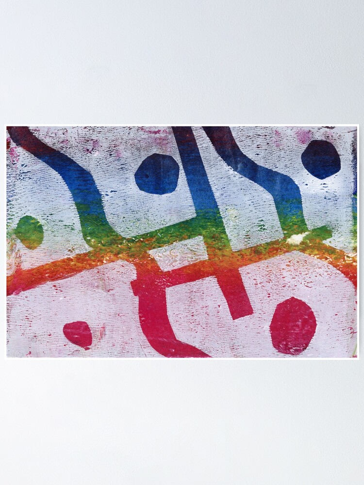 "Rainbow Intersection" Poster for Sale by waecenter | Redbubble