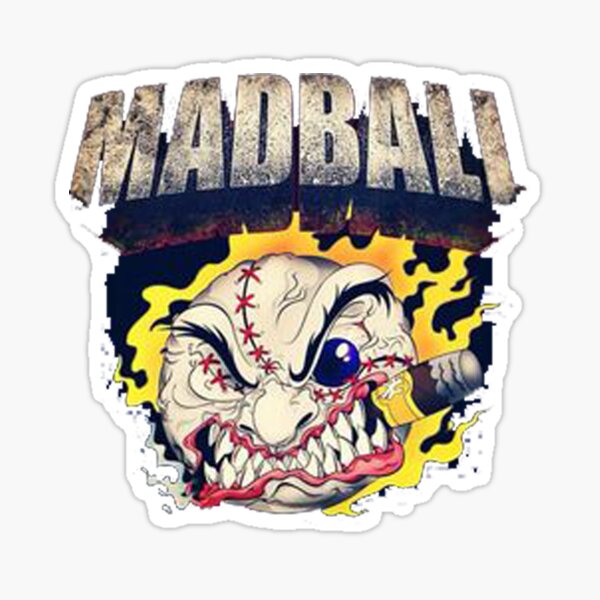 "madball" Sticker for Sale by pwimsettho | Redbubble