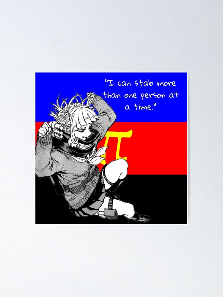 "My Hero Academia Toga Himiko Polyamorous Pride Flag" Poster by ...