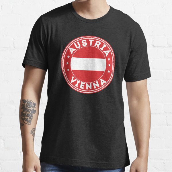 "Vienna Austrian Flag" T-shirt for Sale by worldpopulation | Redbubble ...