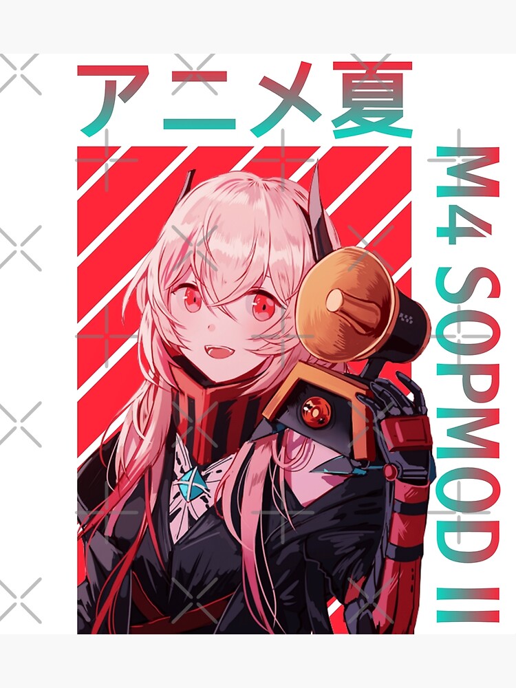Póster «M 4 Sopmod - Muñecas de primera línea» de Shopkawii | Redbubble