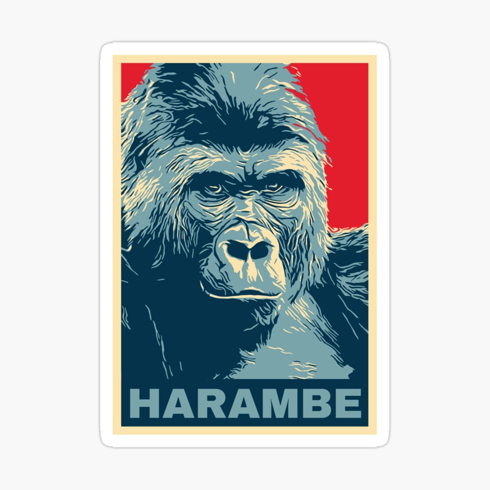 Harambe Icon Harambe Jungle Gorilla Logo | Scalebranding
