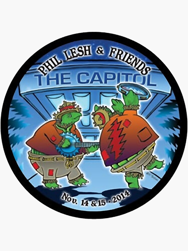 "PHIL LESH AND FRIENDS For Fans" Sticker by SageDuBuque | Redbubble