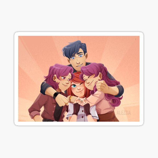 "One Big Hug" Sticker for Sale by Alezziart | Redbubble