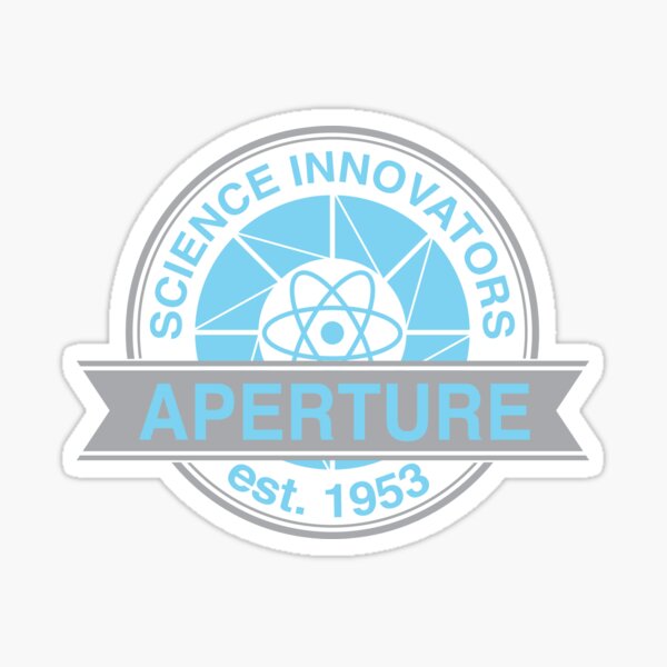 "Aperture Science Innovators" Sticker for Sale by RadioFlower | Redbubble