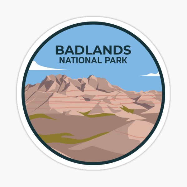 "Badlands National Park" Sticker by park-land | Redbubble