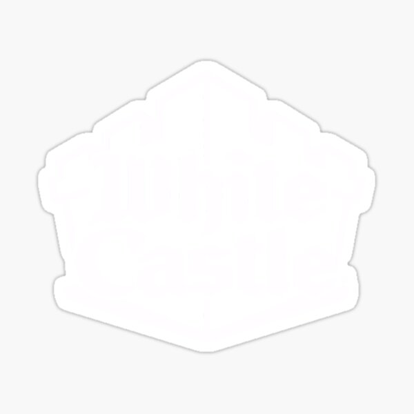 "LOGO - "WHITE CASTLE" " Sticker by lenkafrens | Redbubble