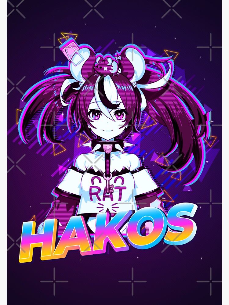 Pegatina «Hakos Baelz | Hololive Vtuber» de Fish6SticksP | Redbubble