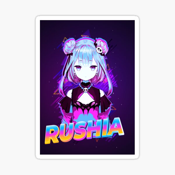 "Uruha Rushia | Hololive Vtuber" Sticker by Fish6SticksP | Redbubble