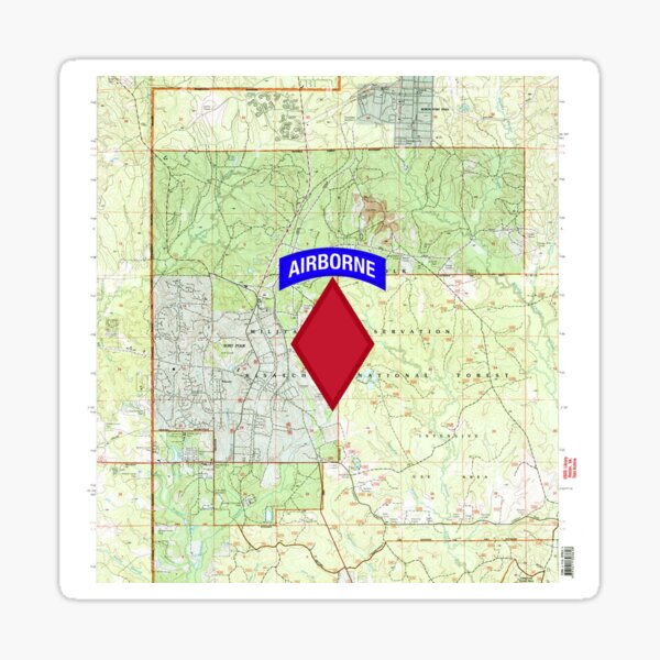 "5th Infantry Division LRSD map version" Sticker for Sale by FatCrayon ...