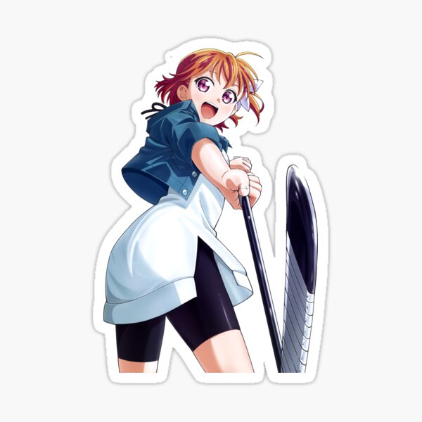 "mizusawa manaka" Sticker by ChandrelleW | Redbubble