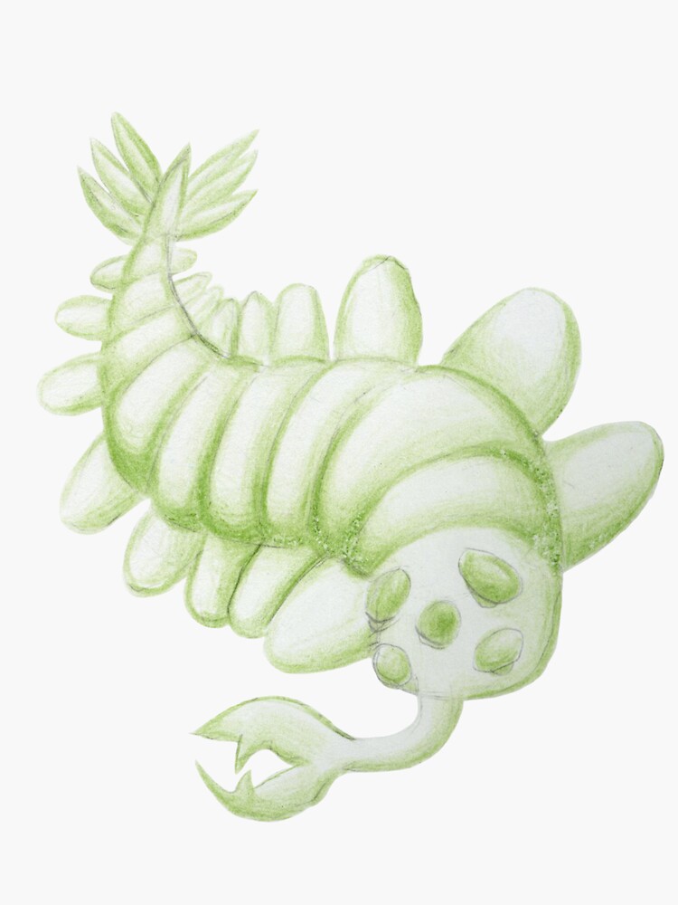 "Snibbity Snab (Opabinia)" Sticker by LemonOwl | Redbubble