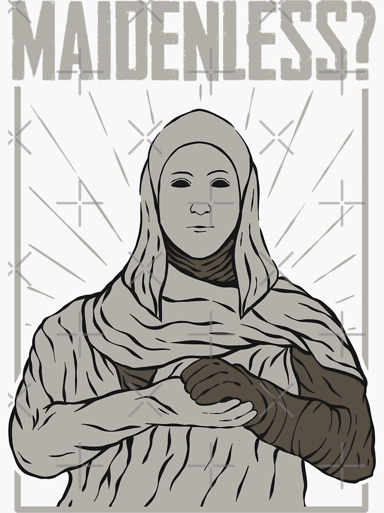 "Maidenless " Sticker by MildTees | Redbubble