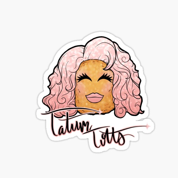 "Tatum Totts Logo " Sticker by TatumTotts | Redbubble