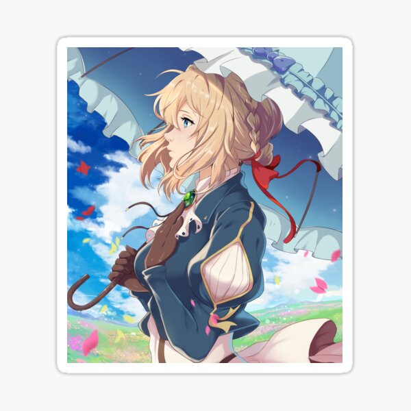 " Violet Evergarden" Sticker by Battalx | Redbubble