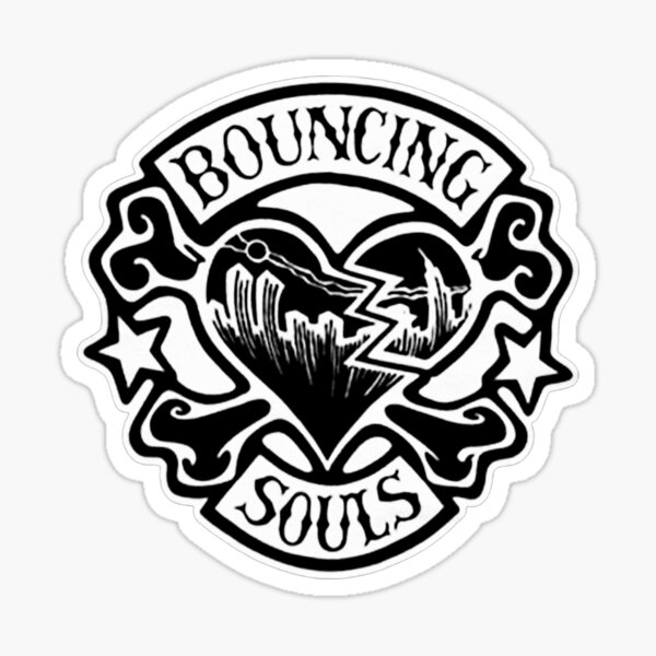 The Bouncing Souls Sticker For Sale By Shopkjnjs Redbubble