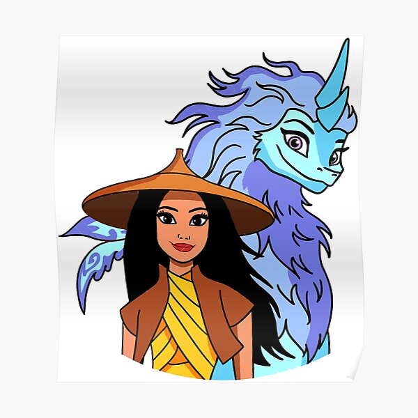 "Raya and Sisu" Poster by dusnyalub | Redbubble