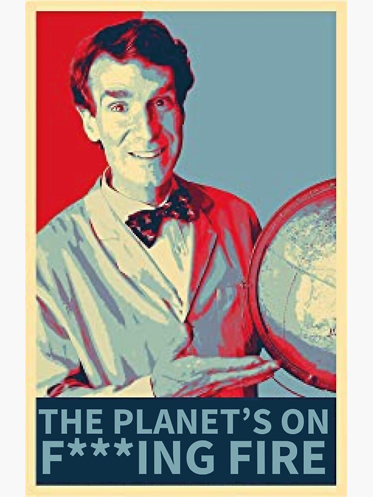 "Angry Bill Nye" Sticker by mannsvaladezckt | Redbubble