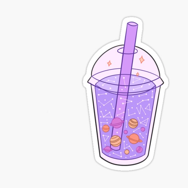"Space Boba 3" Sticker by Bubbleppop | Redbubble