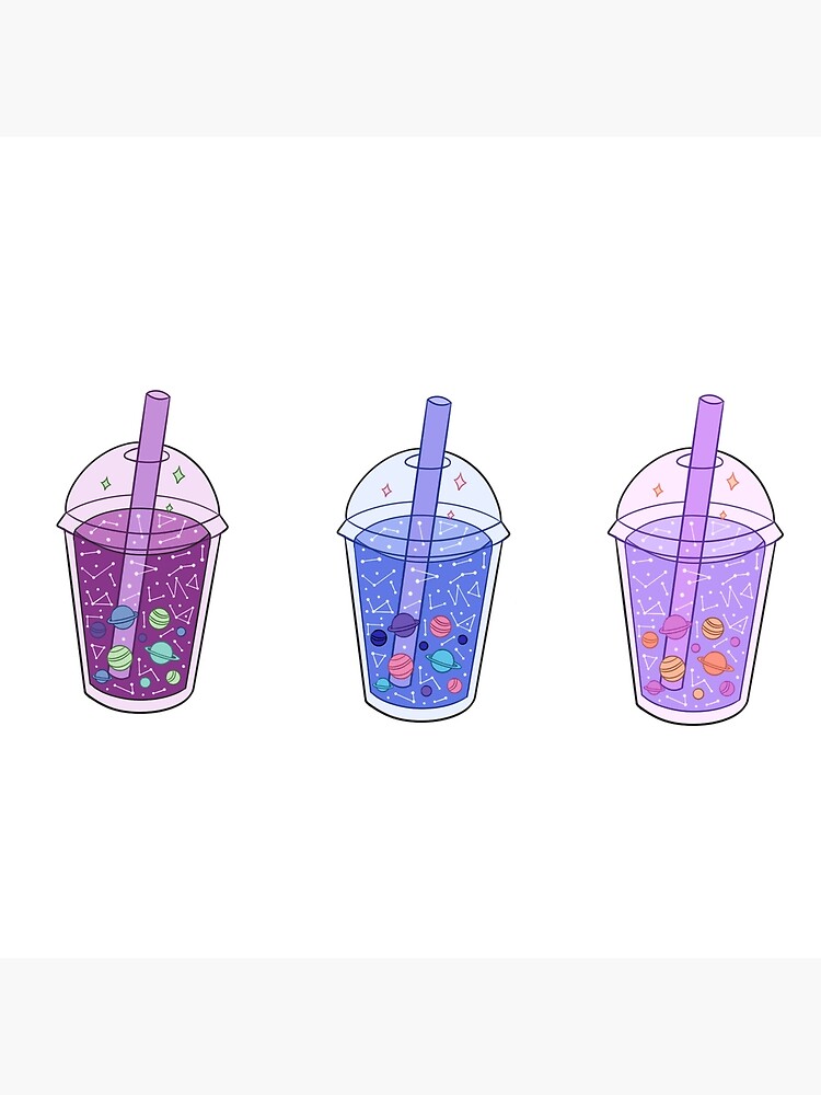 "Space Boba Set" Poster by Bubbleppop | Redbubble