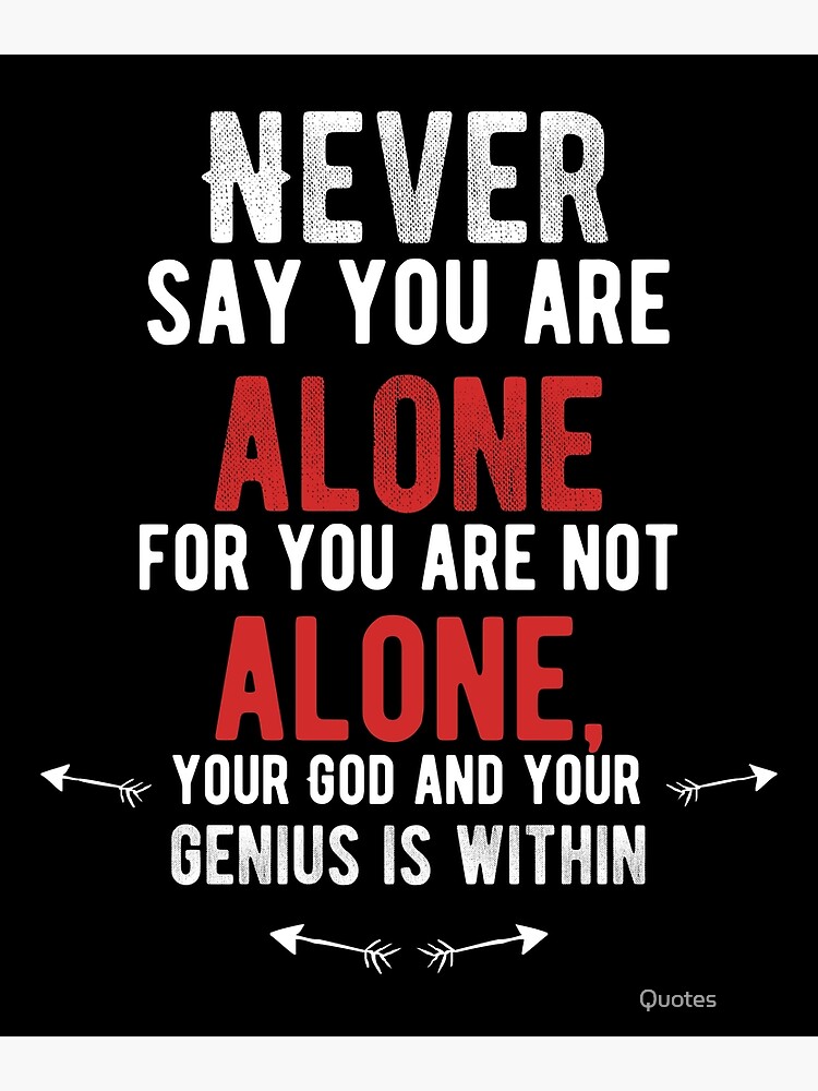 Never Alone God Quotes Paula White Cain On X: "You Are Never Alone...