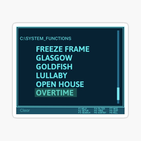 "Severance Lumon Industries Overtime Contingency" Sticker by ...