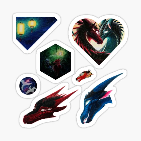 "Nebula and Starfall Sticker Pack" Sticker for Sale by Lycoris-art ...