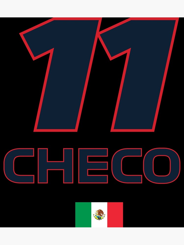 "Checo Perez Red Bull Racing Sticker" Poster for Sale by anettem46 ...