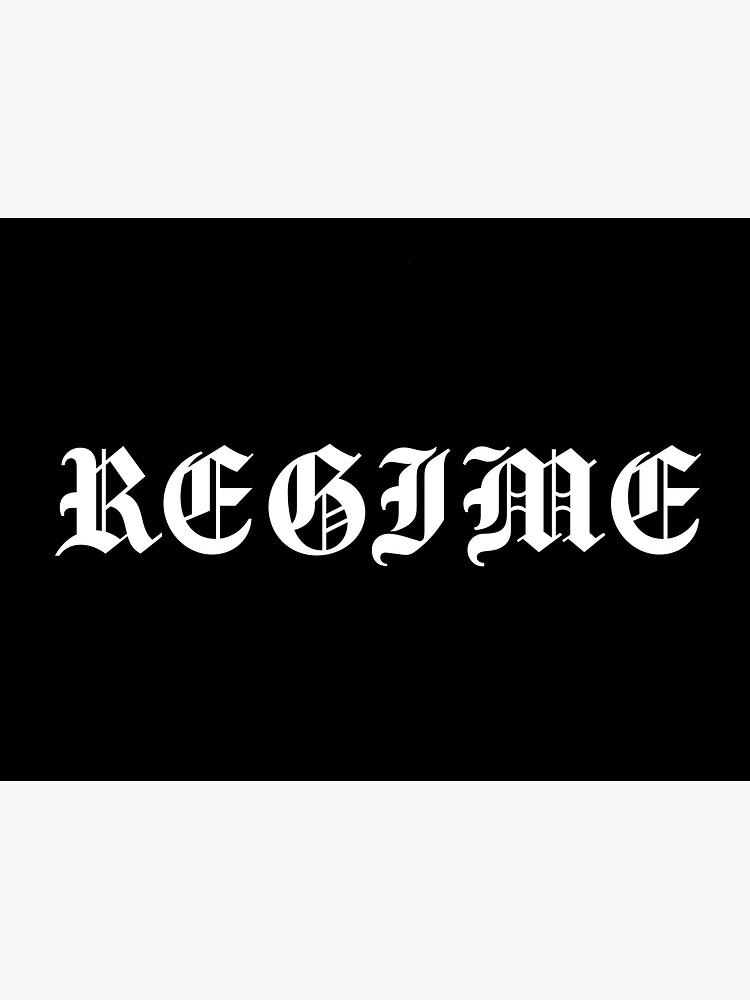 "DPR Regime lettering" Sticker by eb-51773 | Redbubble