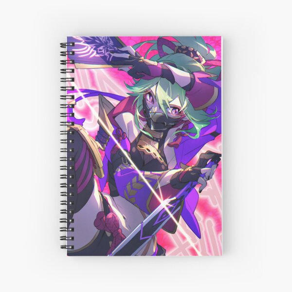 "Kuki Shinobu Genshin Impact II" Spiral Notebook by genshinwaifus ...