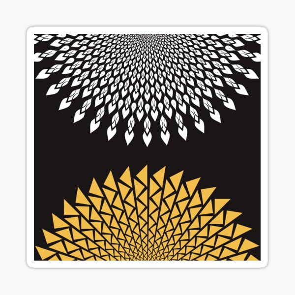 "Creative print Radiant Energy" Sticker by JSMBrazil | Redbubble