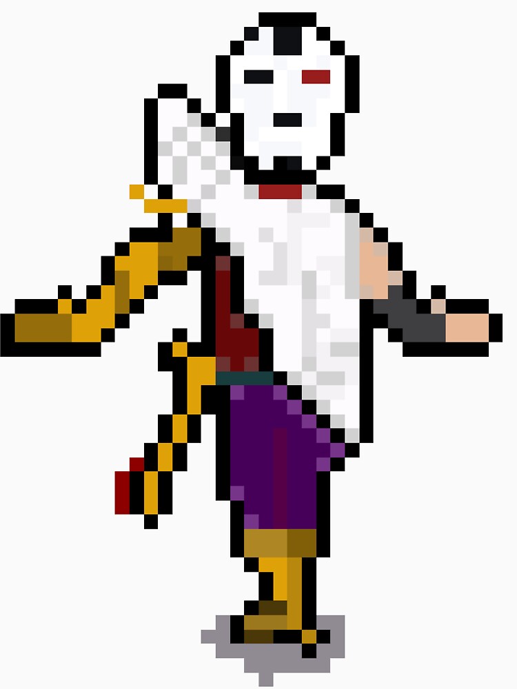 "jhin pixel art" T-shirt by ibraouillusdz | Redbubble