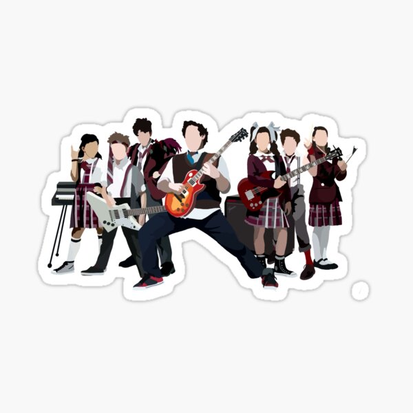 "The School of Rock Musical" Sticker by georgiamdesigns | Redbubble